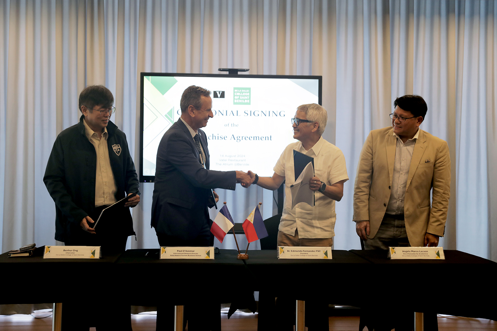 Benilde Renews Vatel Franchise - Benilde